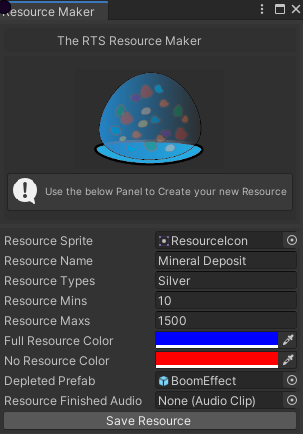 Resource Maker – Vexstorm Studios